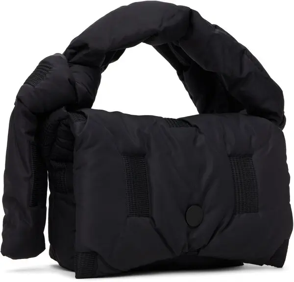 Issey Miyake Square Cushion Messenger Bag - 15 Black | Editorialist